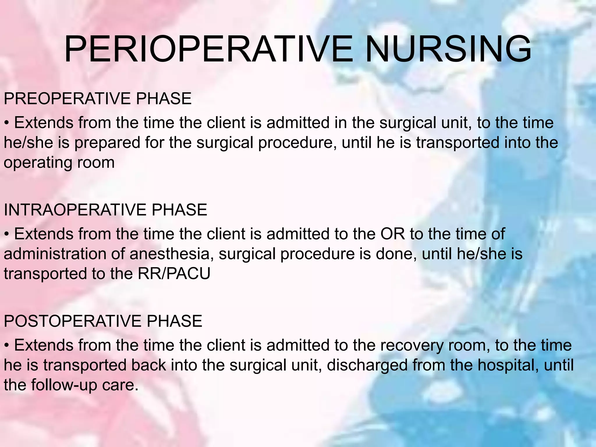 PERIOPERATIVE- | PPTX