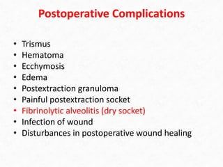Perioperative and post operative complication update and anti ...
