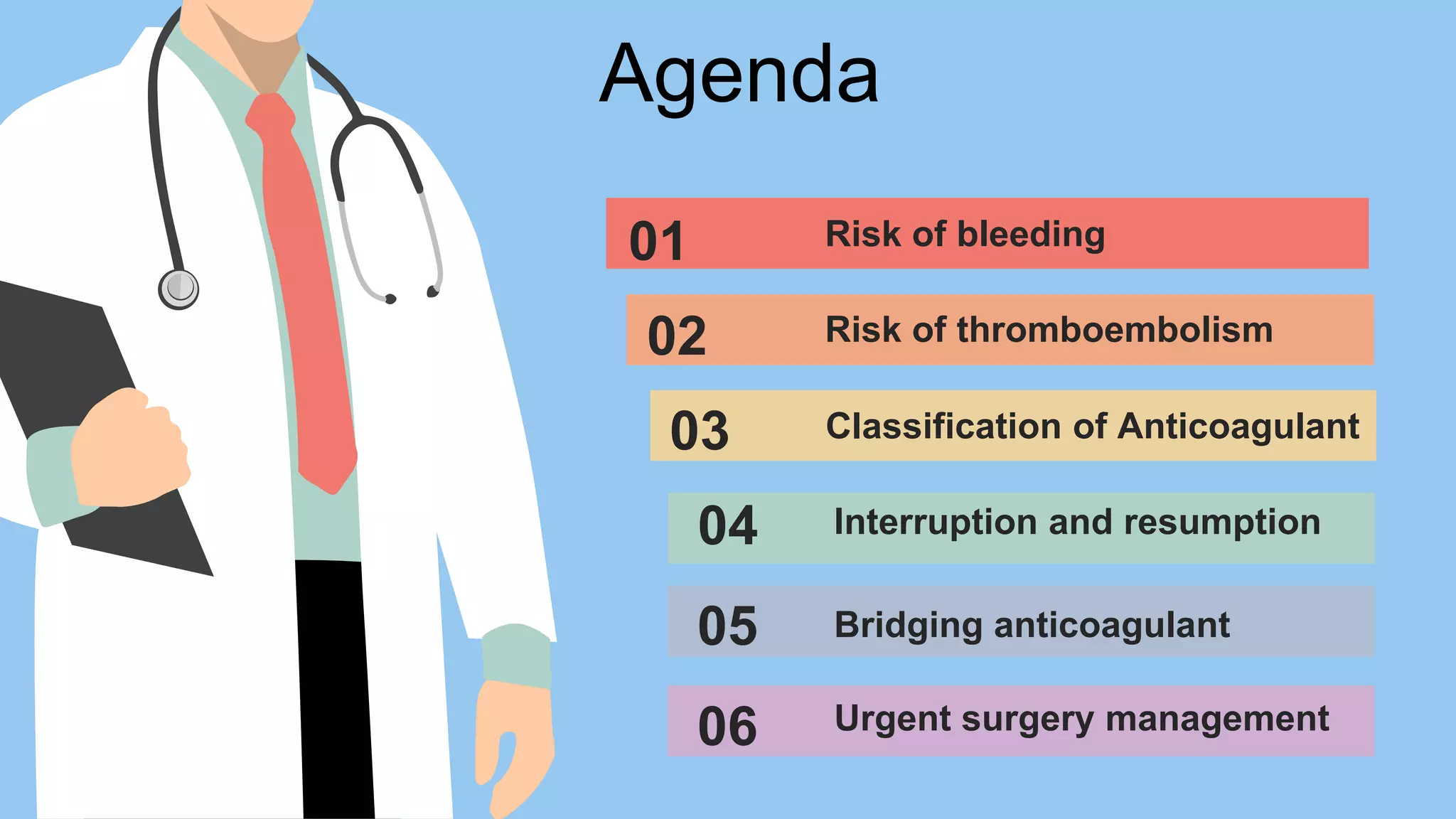 Perioperative anticoagulant management | PPTX
