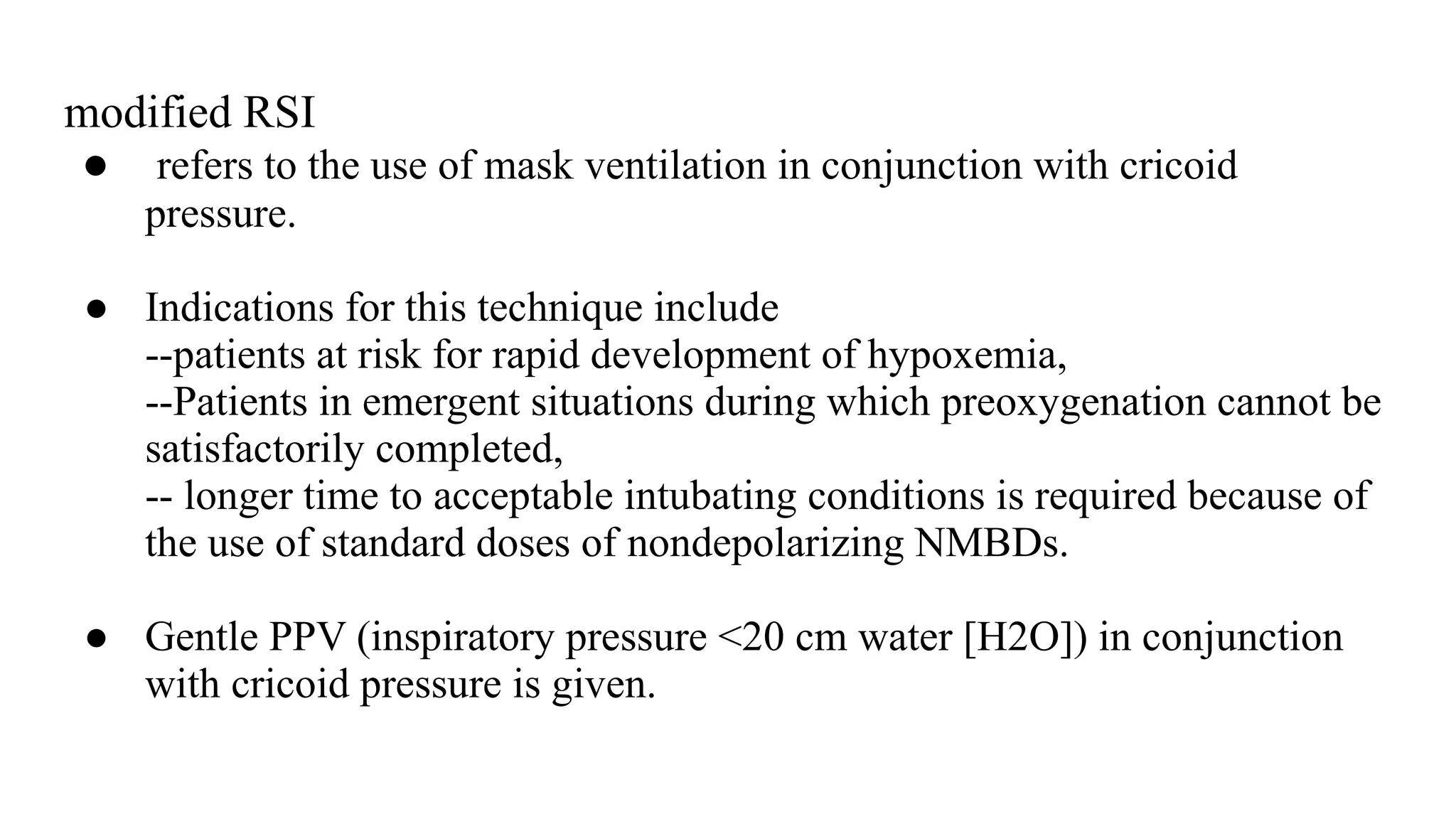 Perioperative Aspiration & Rapod sequence intubation | PPT