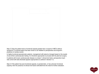 Perioperative cardiac assessment for non-cardiac surgery | PPT