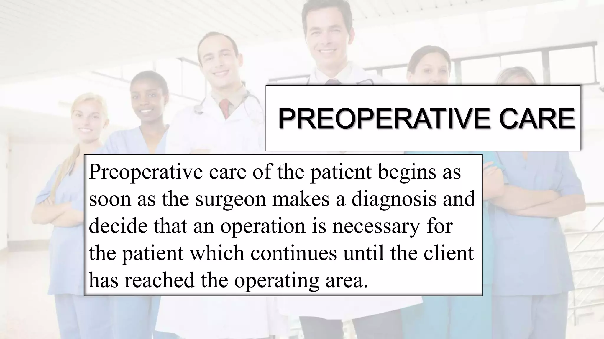 peri-operative care | PPTX