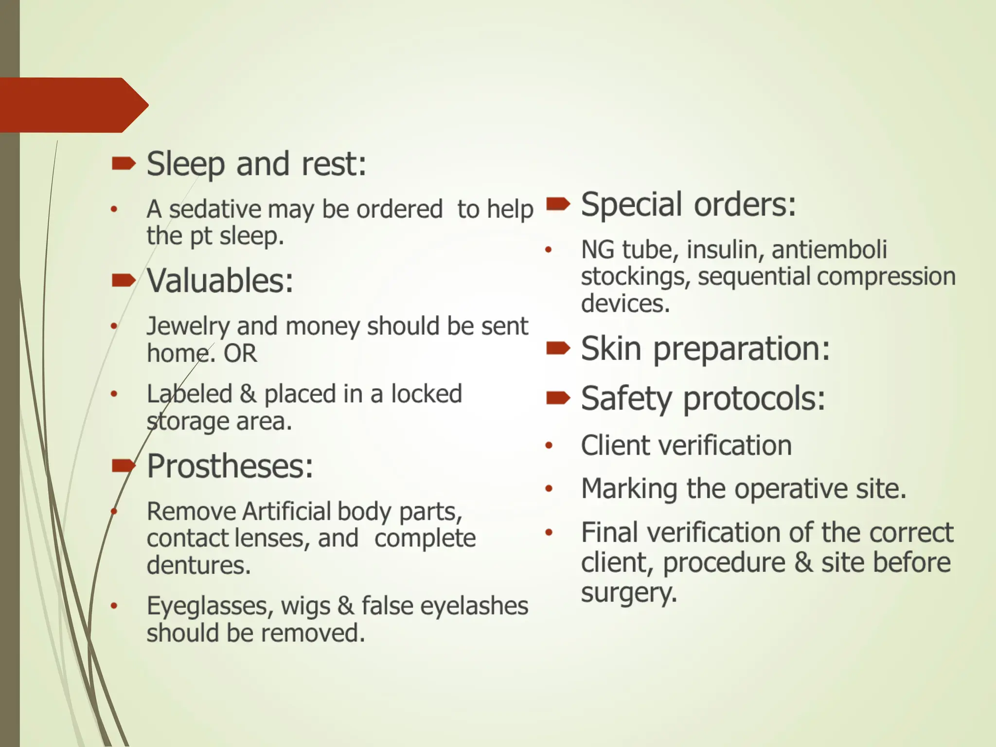 Perioperative care pre intra post operation | PPT