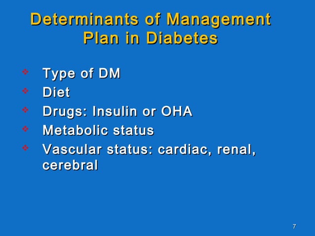 Perioperative diabetes management by Dr Shahjada Selim | PPT ...
