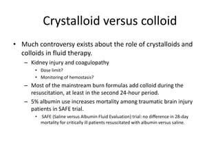 Perioperative fluid management | PPTX