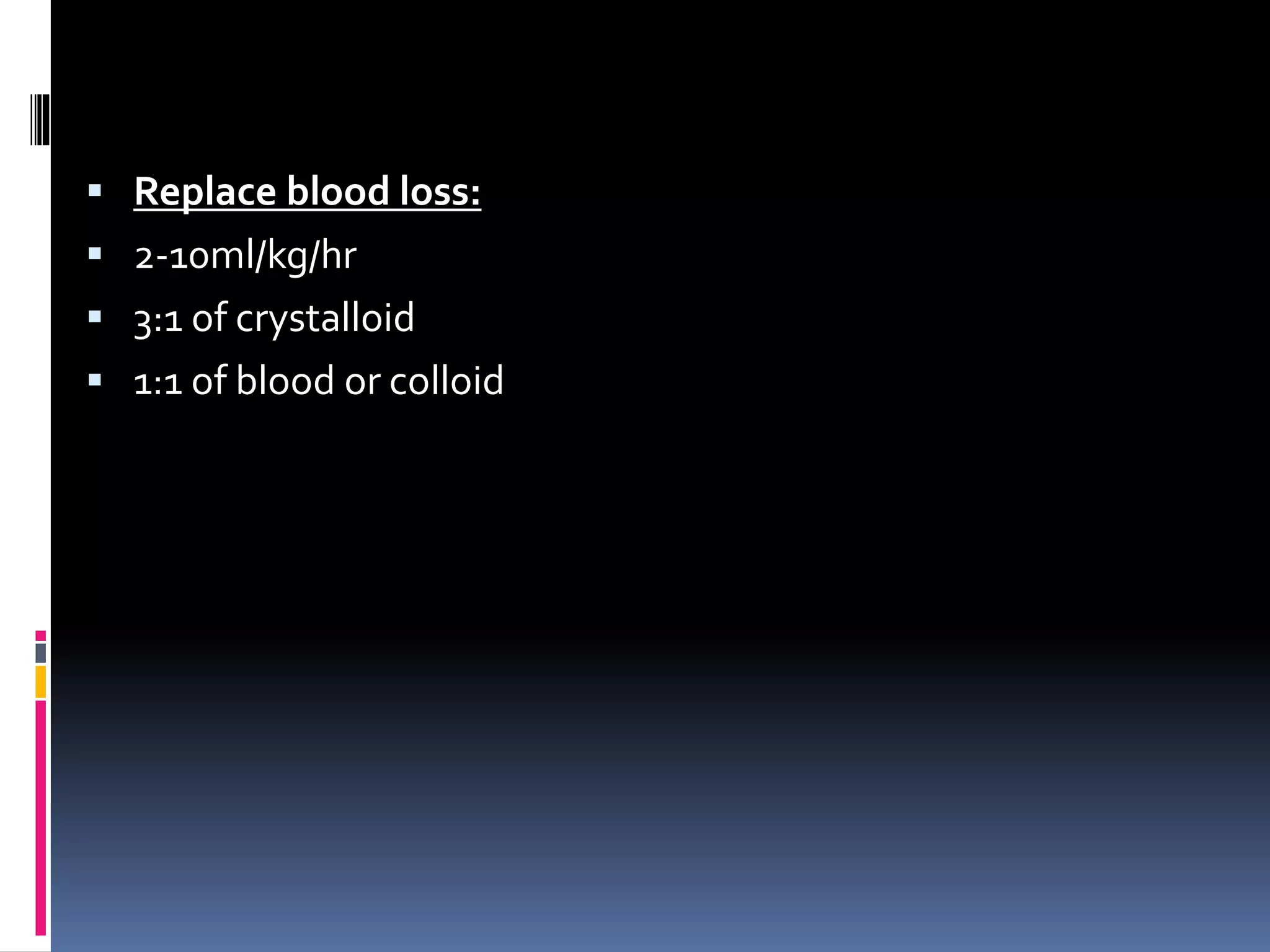 Perioperative fluid management | PPTX