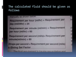 Perioperative fluid management | PPTX