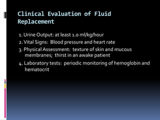 Perioperative fluid management | PPTX