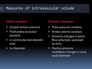 Perioperative fluid management | PPTX