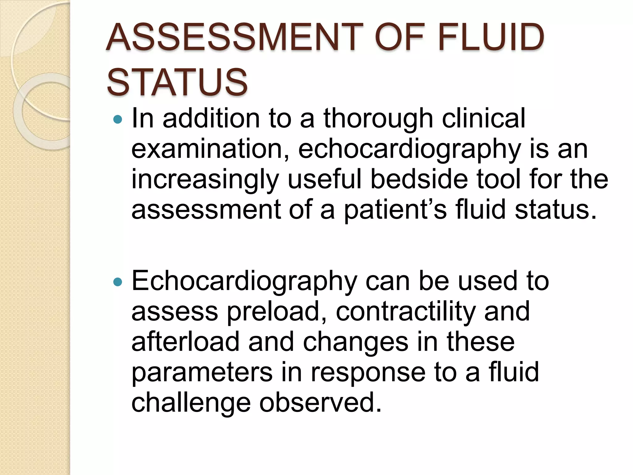 Perioperative fluid management | PPTX