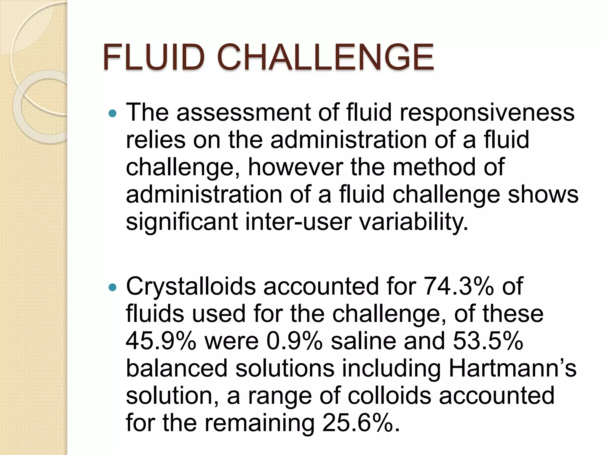 Perioperative fluid management | PPTX