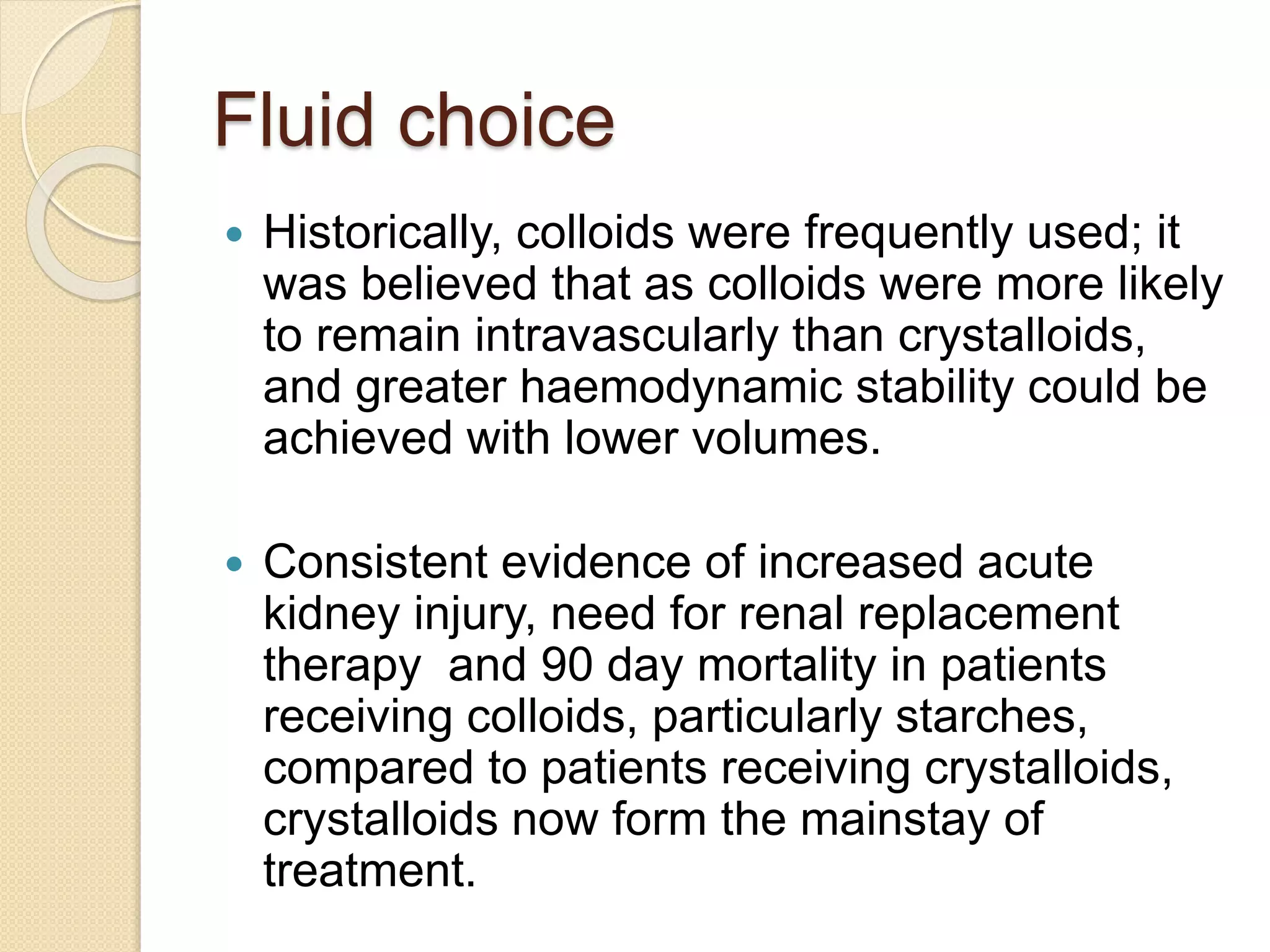 Perioperative fluid management | PPTX