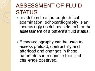 Perioperative fluid management | PPTX