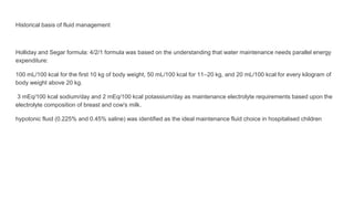 Perioperative fluid therapy and intraoperative blood loss in children.pptx