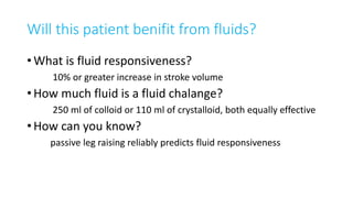 Perioperative fluid therapy for major surgery | PPSX