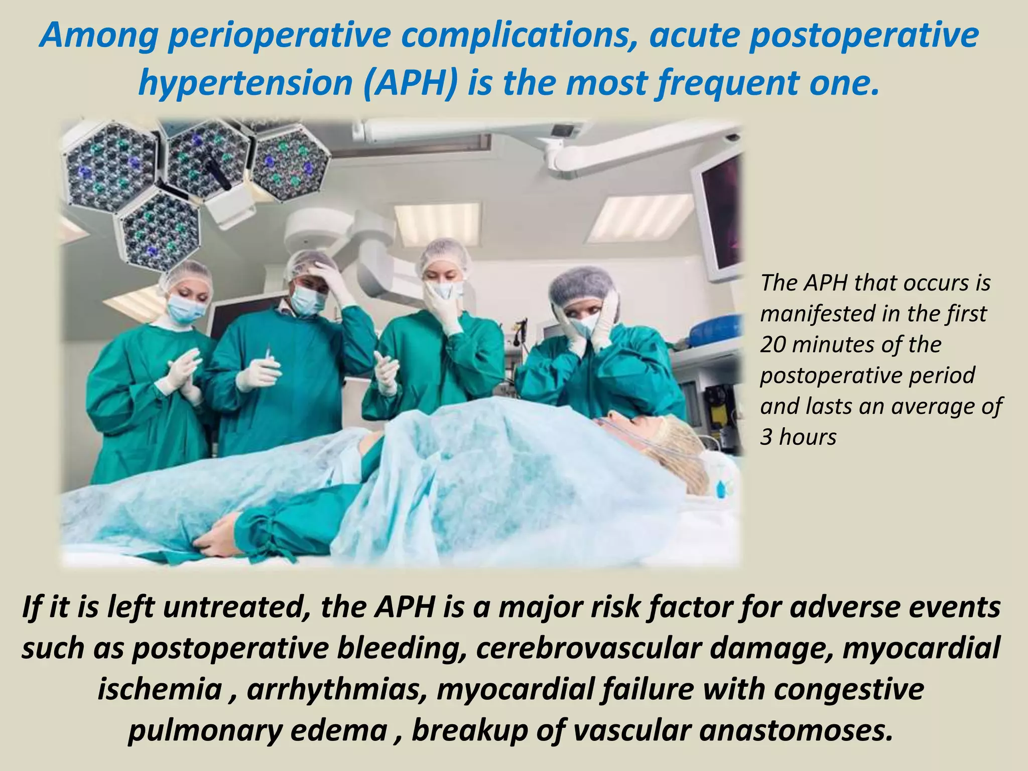 Perioperative Management of Hypertension | PPTX