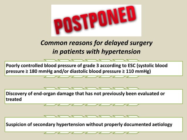 Perioperative Management of Hypertension | PPTX | Heart and ...