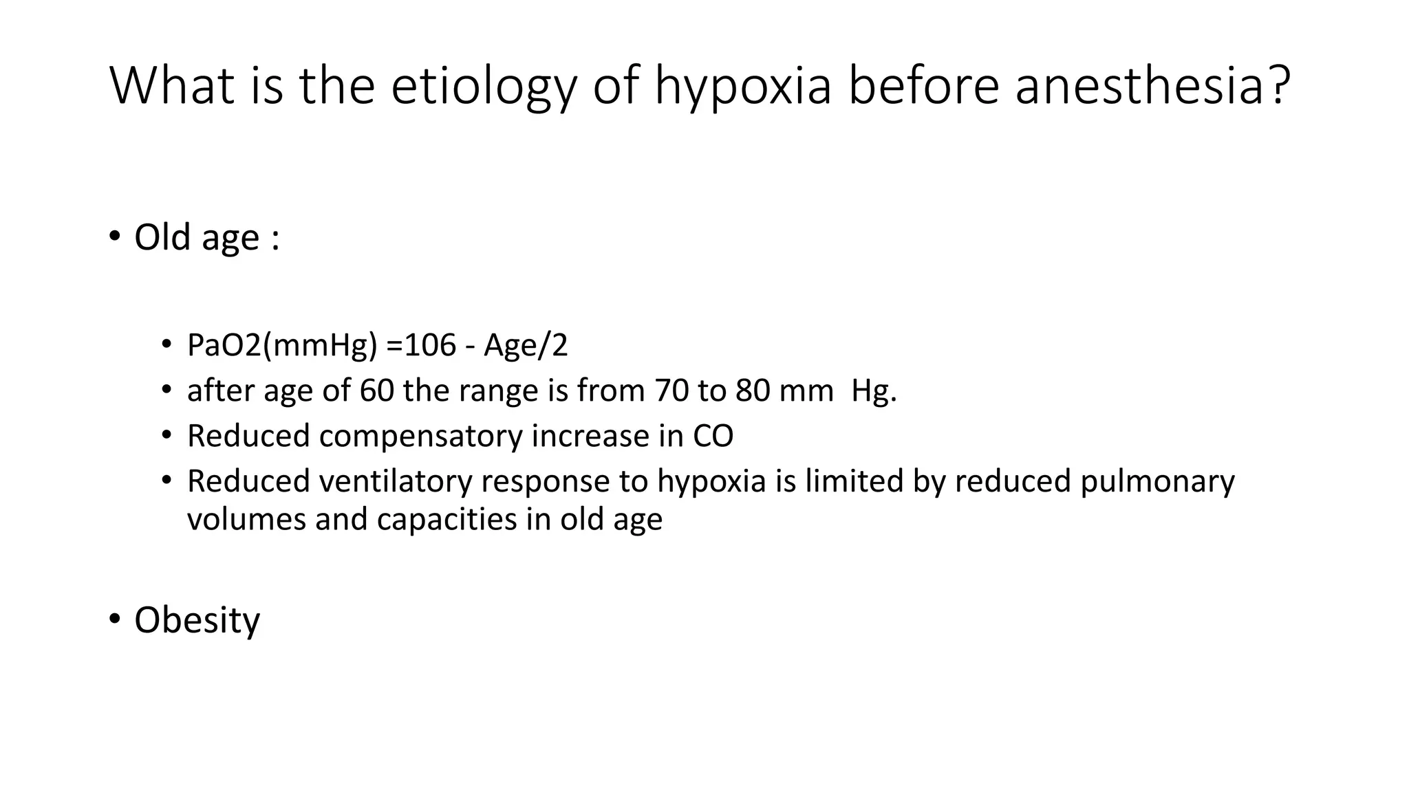 Perioperative hypoxia | PPTX