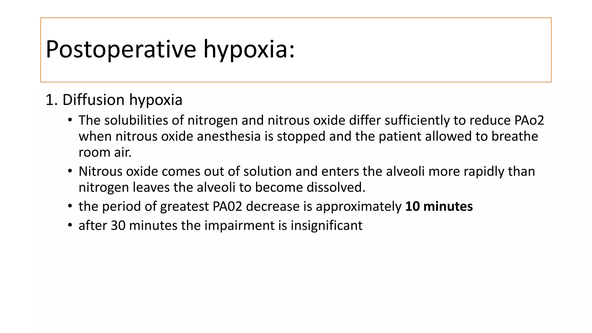 Perioperative hypoxia | PPTX