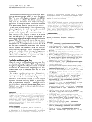 Perioperative interventions | PDF