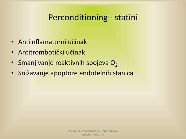 Perioperative ischemia–reperfusion injury of the heart | PPT
