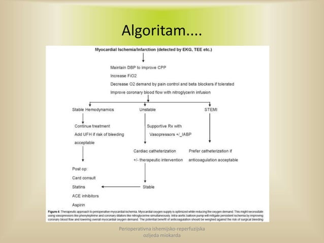 Perioperative ischemia–reperfusion injury of the heart | PPT