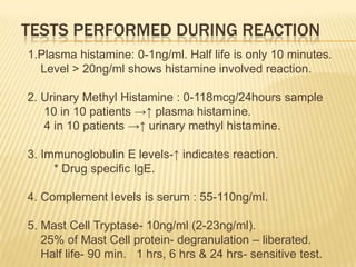 Perioperative management of anaphylactic reactions | PPTX