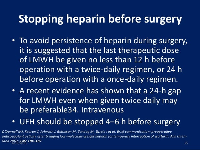 Perioperative management of antithrombotic therapy