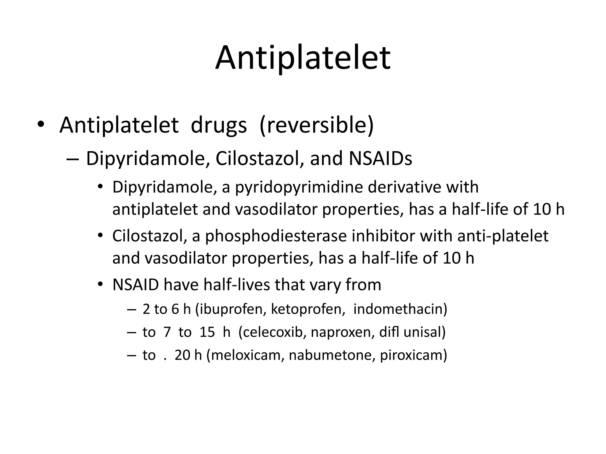 Perioperative management of antithrombotic therapy | PPTX