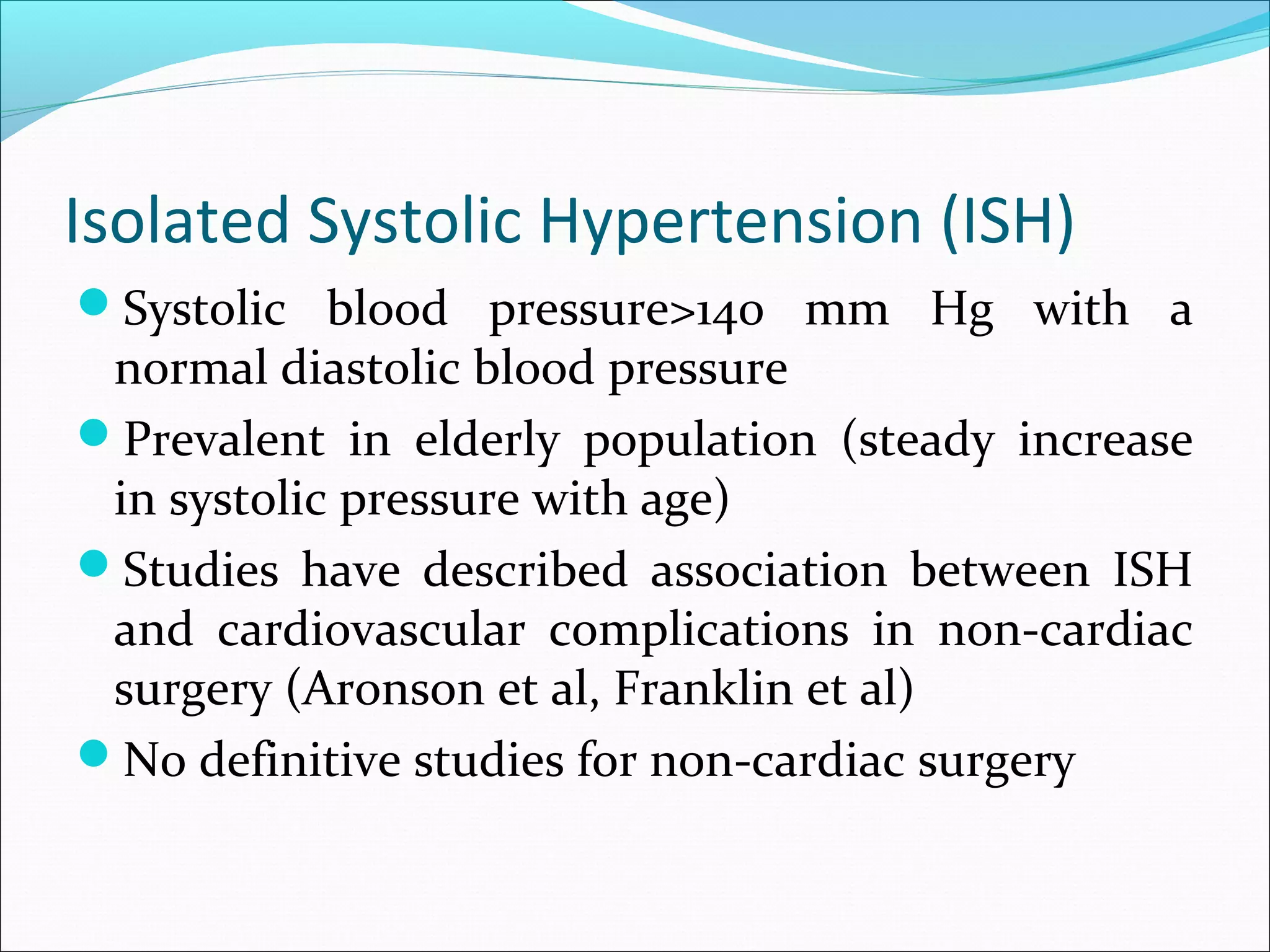 Perioperative management of hypertension | PPT