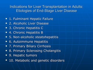 Perioperative Management Of Liver Tranplant Patients1 | PPT