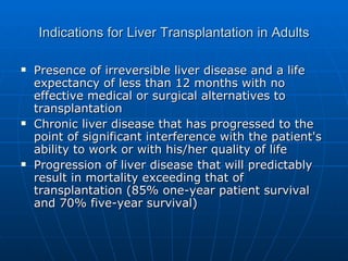 Perioperative Management Of Liver Tranplant Patients1 | PPT