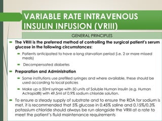 Perioperative management of the diabetic patient | PDF