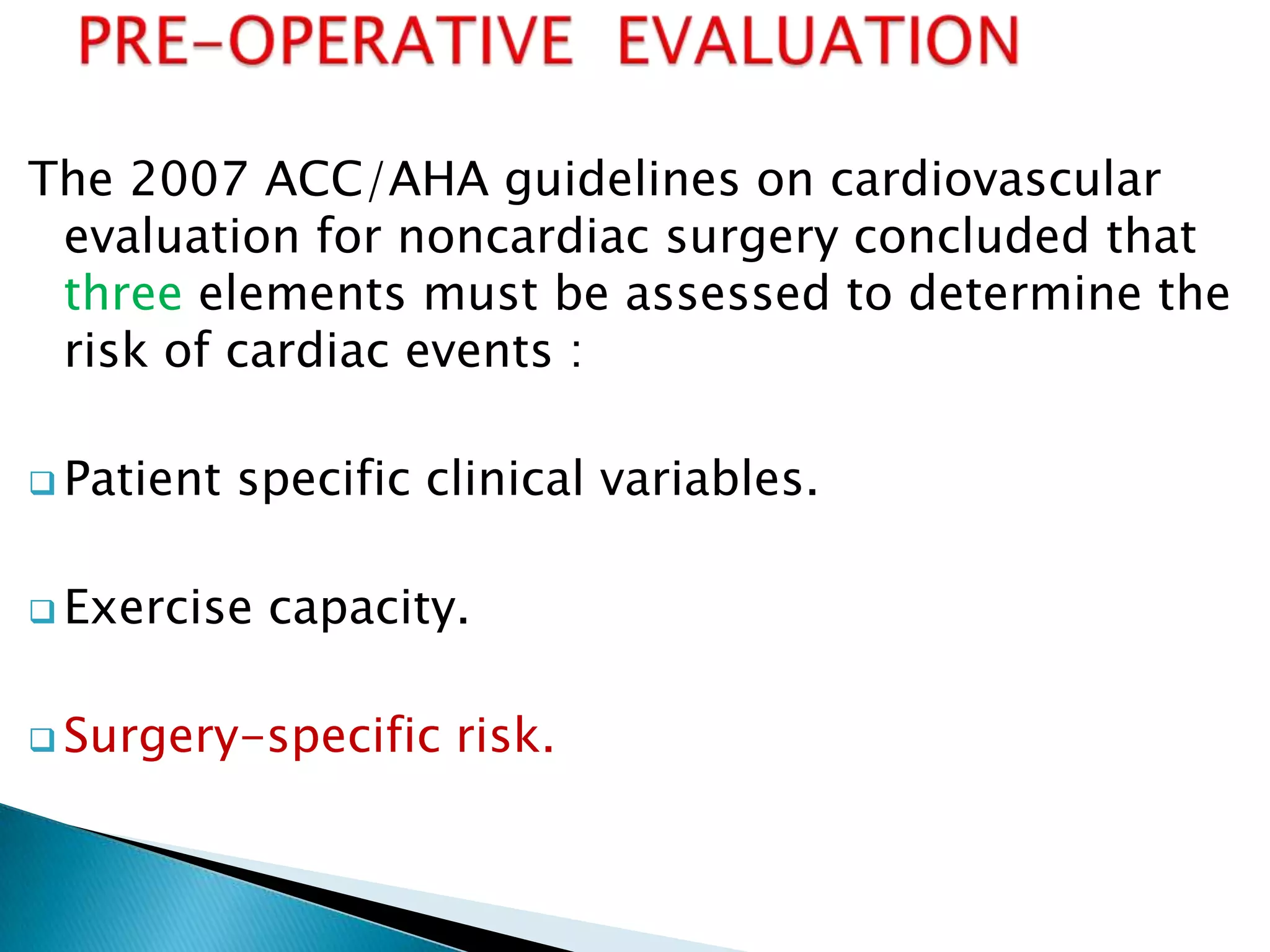 Perioperative myocardial infarction ppt | PPTX