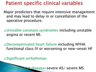 Perioperative myocardial infarction ppt | PPTX