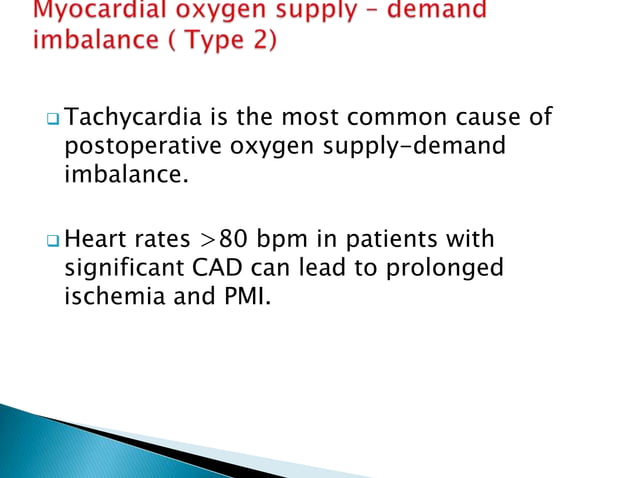 Perioperative myocardial infarction ppt | PPTX