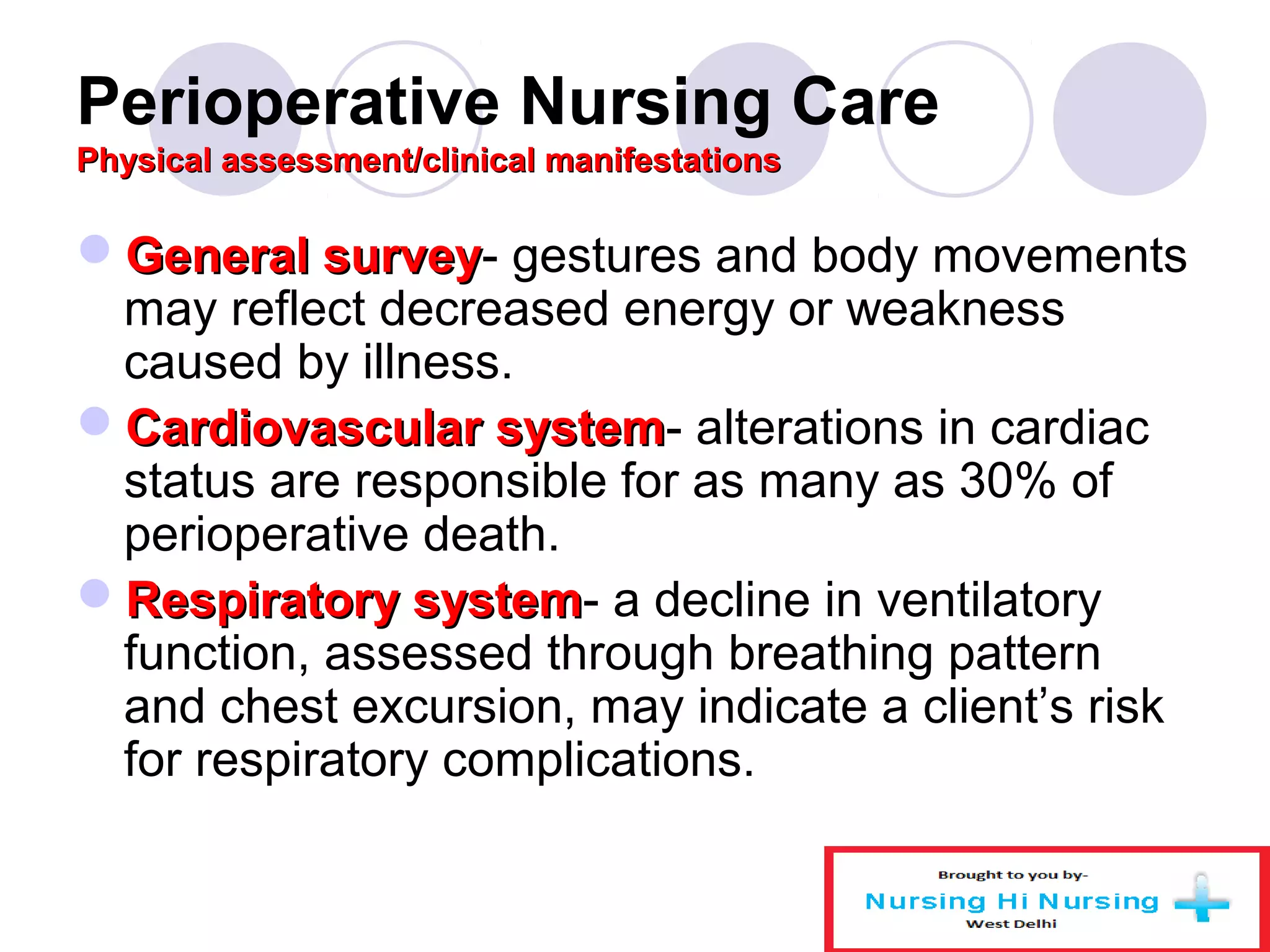 Peri-operative nursing | PPT
