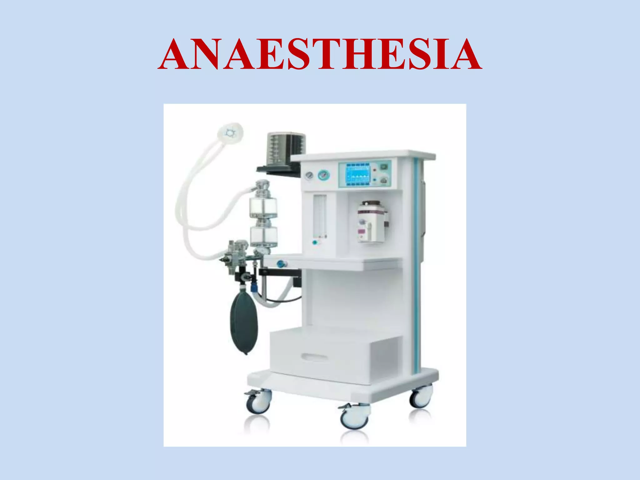 anesthesia- types of anaesthesia | PPTX