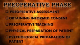 Perioperative nursing care | PPTX