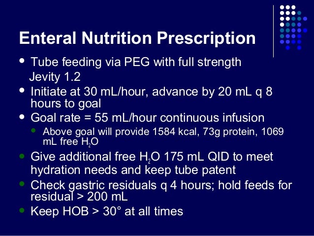 Perioperative nutrition support