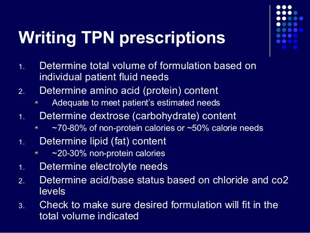 Perioperative nutrition support