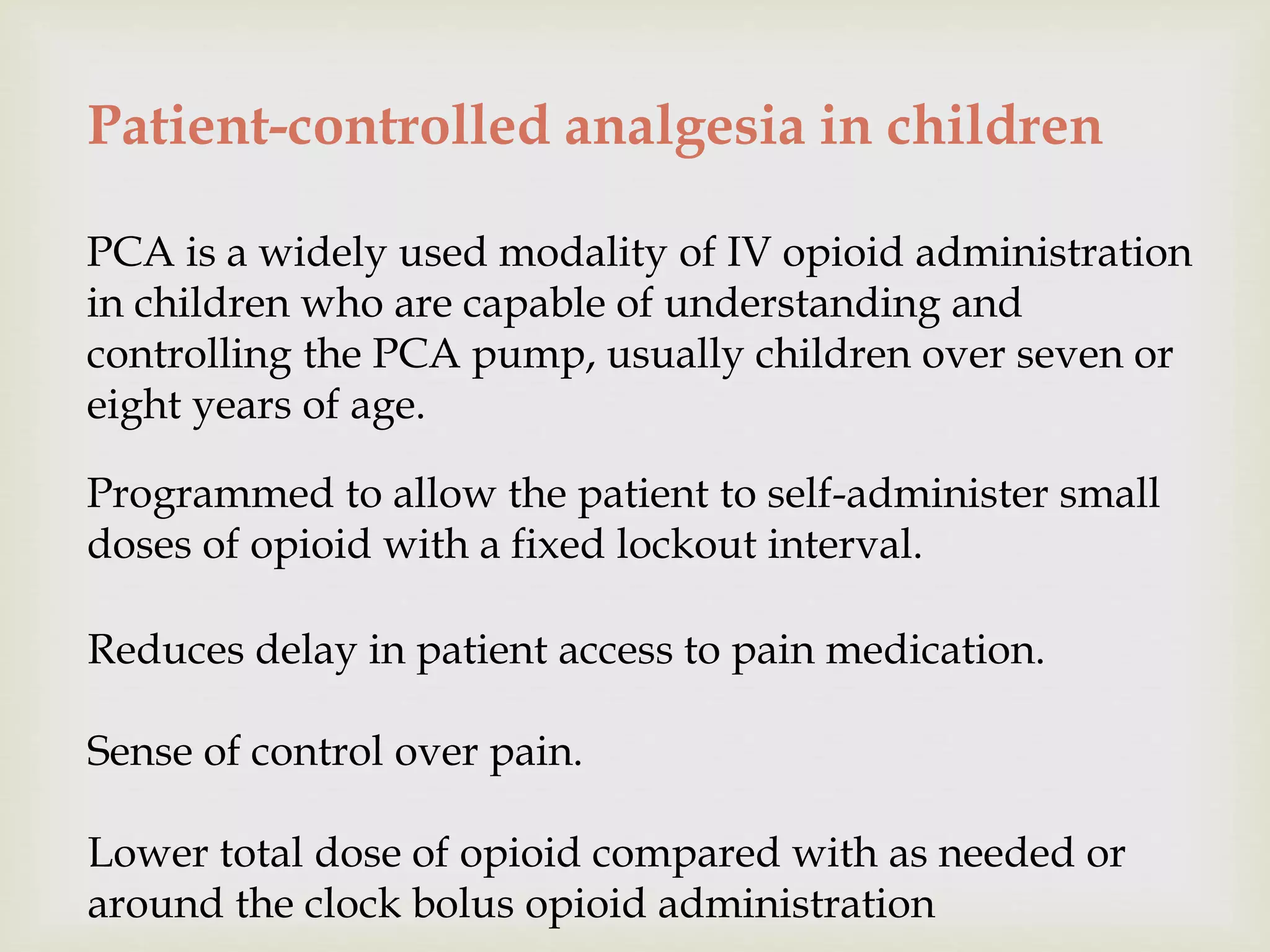 Perioperative pain management | PPTX