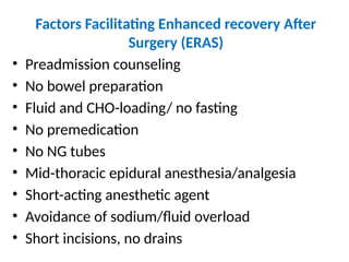 PERIOPERATIVE PAIN MANAGEMENT. IN ANESTHESIA | PPTX