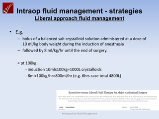 Periop fluid th ent 7.2021.a | PPT