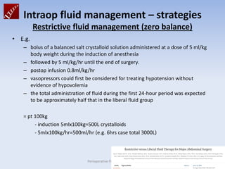 Periop fluid th ent 7.2021.a | PPTX