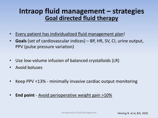 Periop fluid th ent 7.2021.a | PPTX