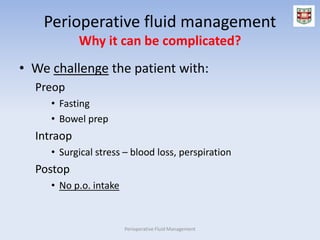 Periop fluid th ent 7.2021.a | PPTX