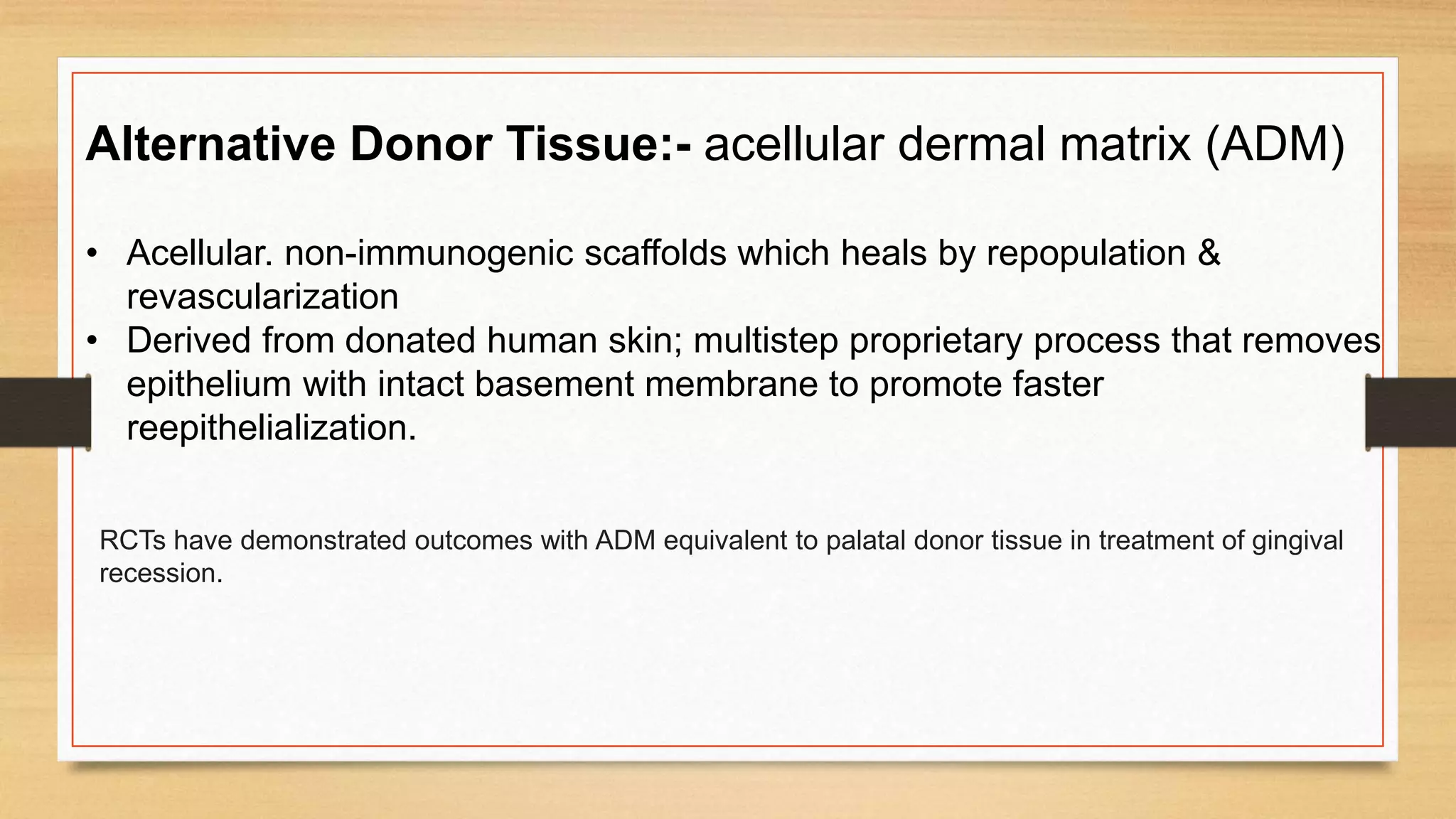 Periodontal plastic surgery | PPTX