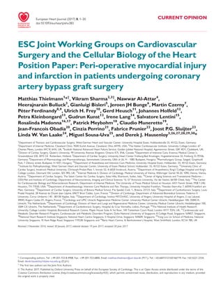 Periop myocardial infarction | PDF