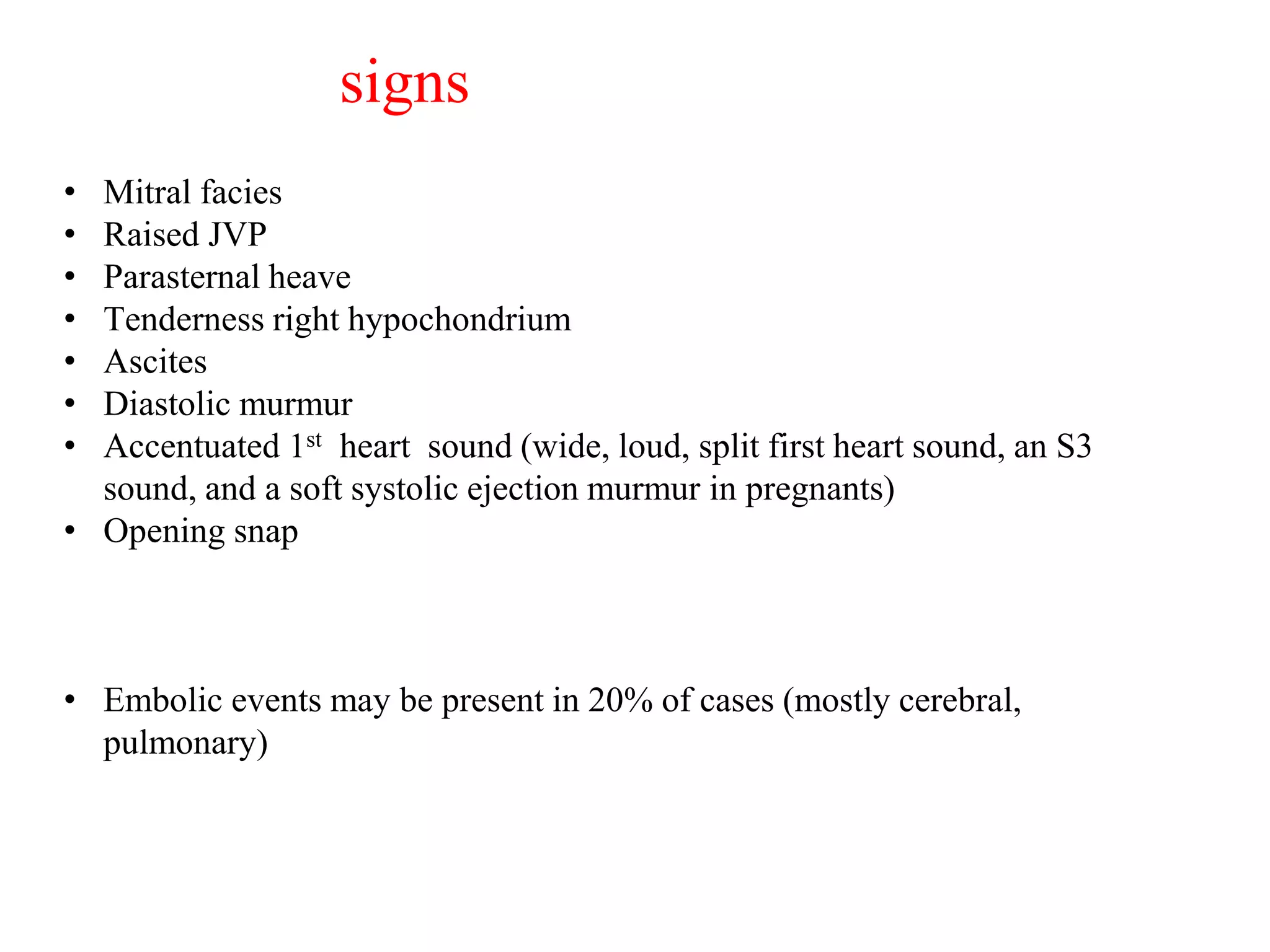 Peri op management of mitral stenosis patient coming for non cardiac ...